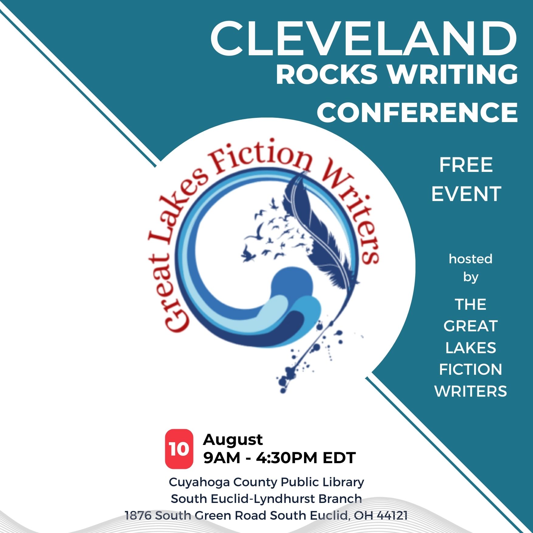Cleveland Rocks Writing Conference August 10, 2024 – Barbara Howard ...